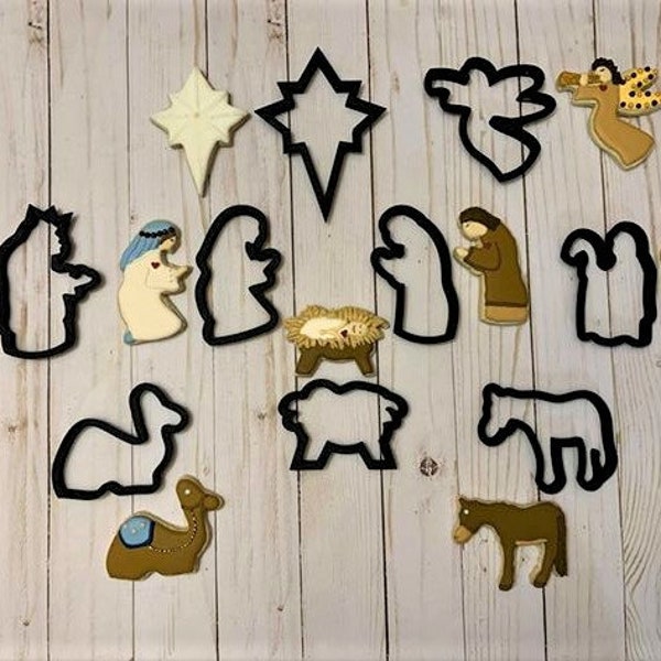 Nativity Cookie Cutters - Etsy