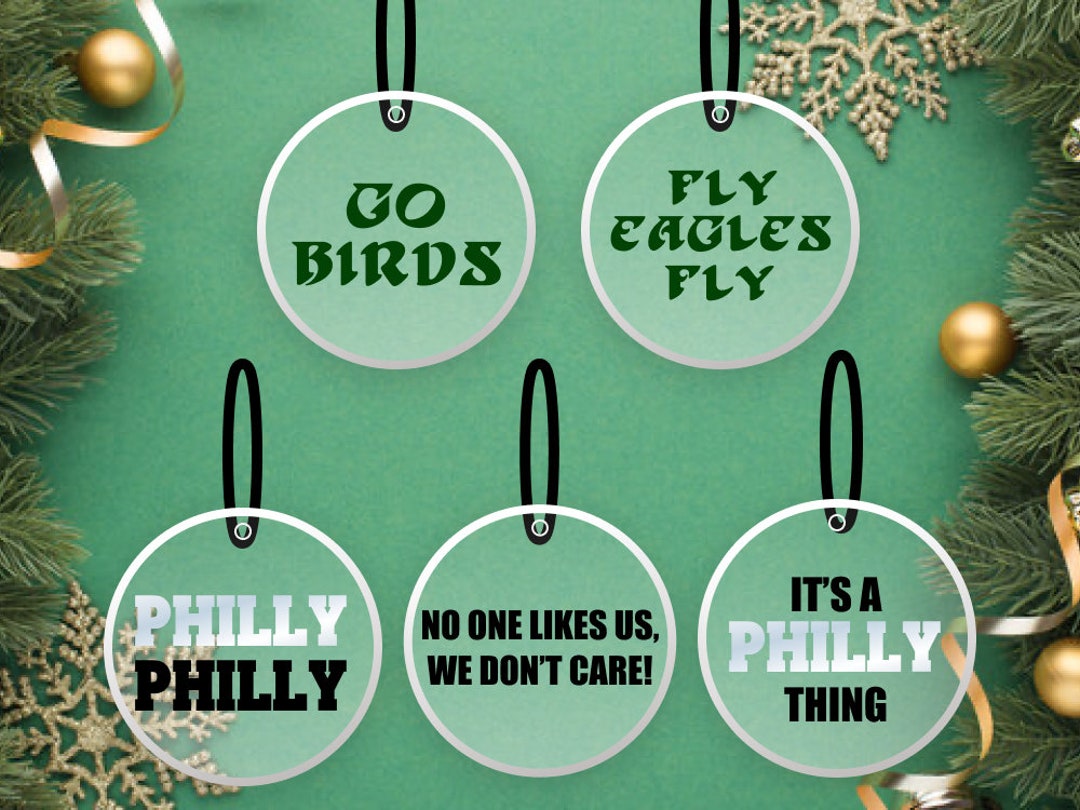 Philadelphia Eagles Holiday Ornaments | Fly Eagles Fly, Philly Philly ...