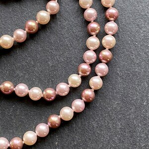 MAJORICA PEARLS Single Strand of Pink Shell Pearls, Spanish Pearl ...