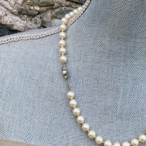MAJORICA PEARLS Single Strand Necklace With Pretty Silver Clasp ...