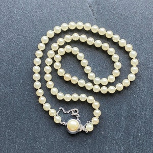 MALLORCA Perlas Manacor Single Strand Pearls With Box, Spanish ...