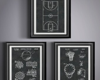 Basketball wall art | Etsy