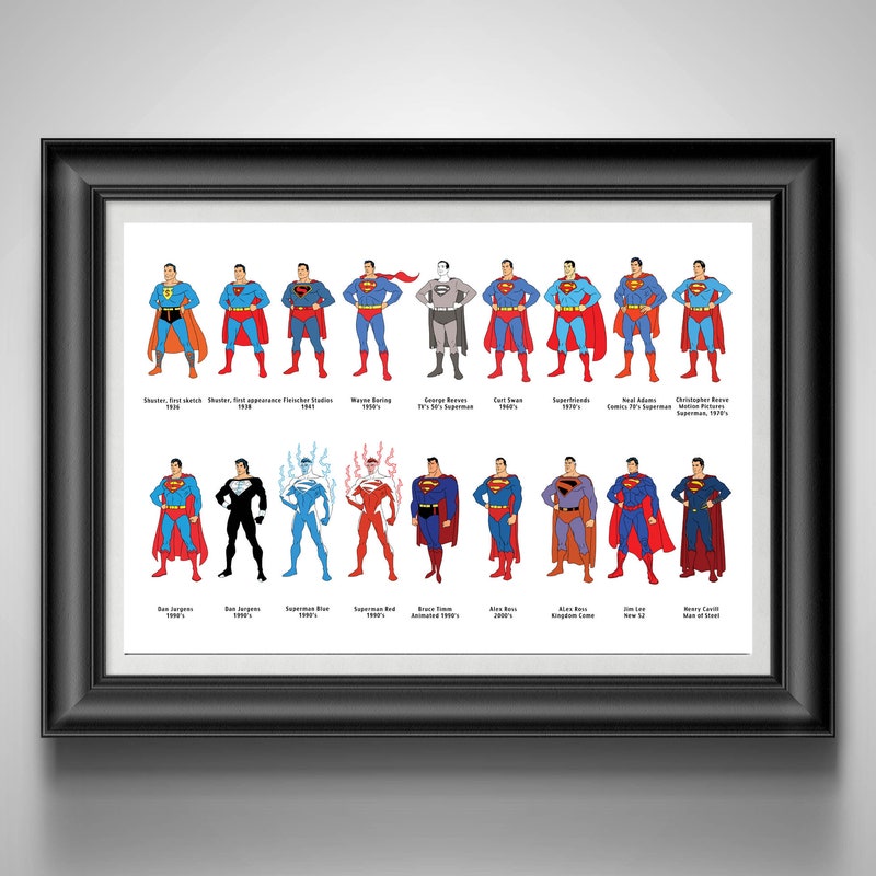 Superhero Wall Art - Etsy