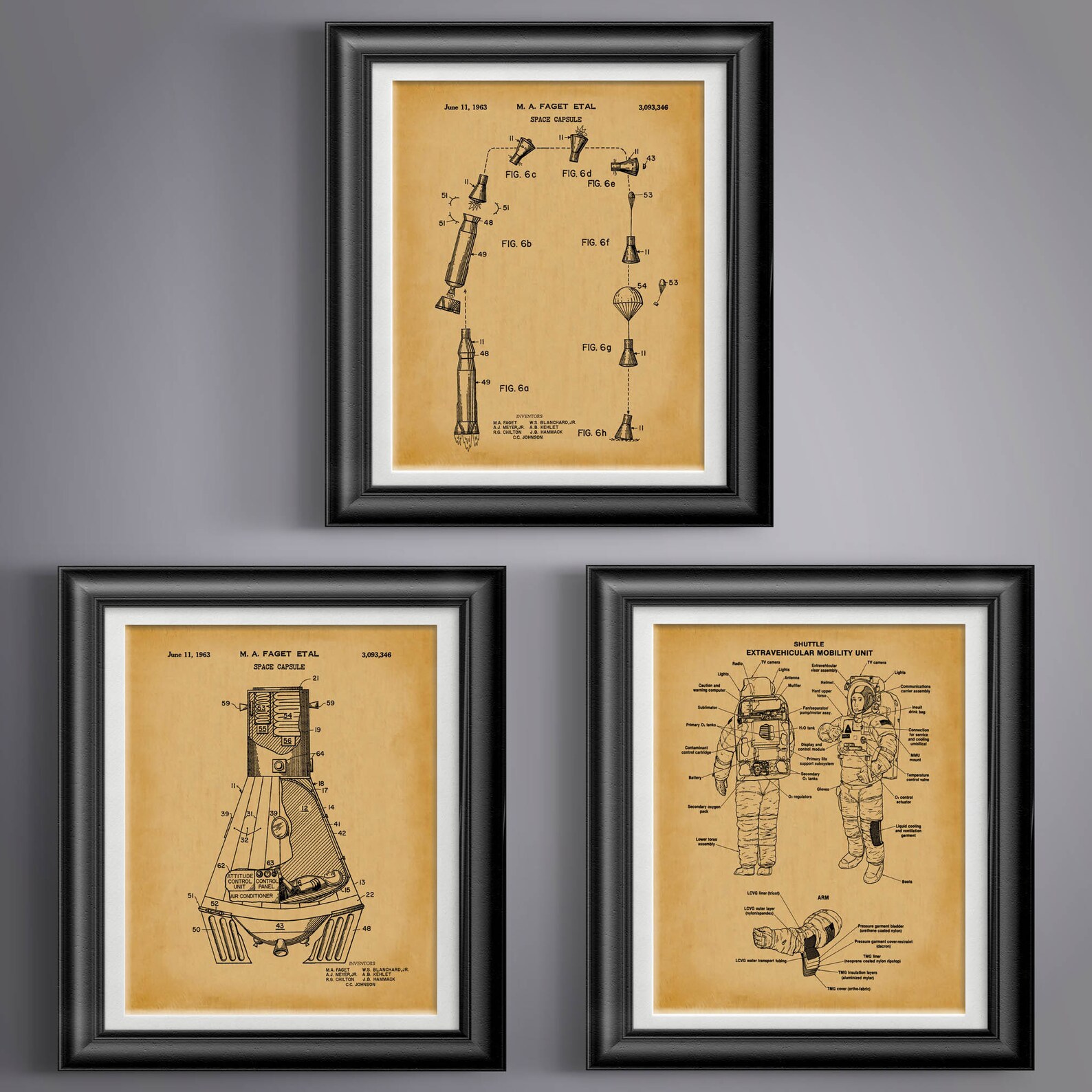 Nasa Outer Space Rocket Wall Decor Space Gifts Space Suit Nasa - Etsy