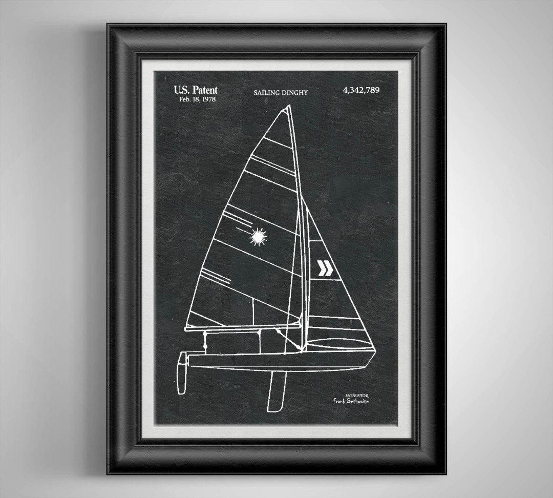 Laser 2 Sailboat Print Sailing Art Gifts for Sailors Seaside Prints ...