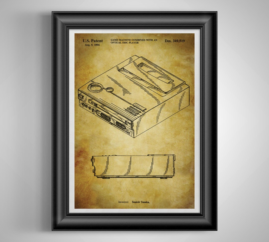 Sony Playstation Print: Retro Gaming Wall Art for Game Room, Playroom ...