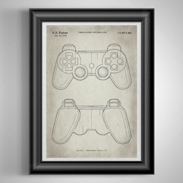 Playstation 4 Wall Art - Etsy