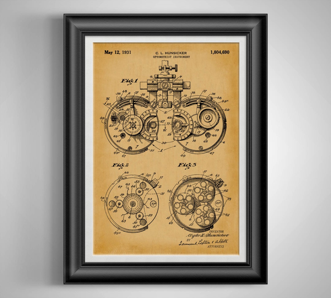 Elegant Optometry Wall Art: Eye Chart Prints for Optometrists ...