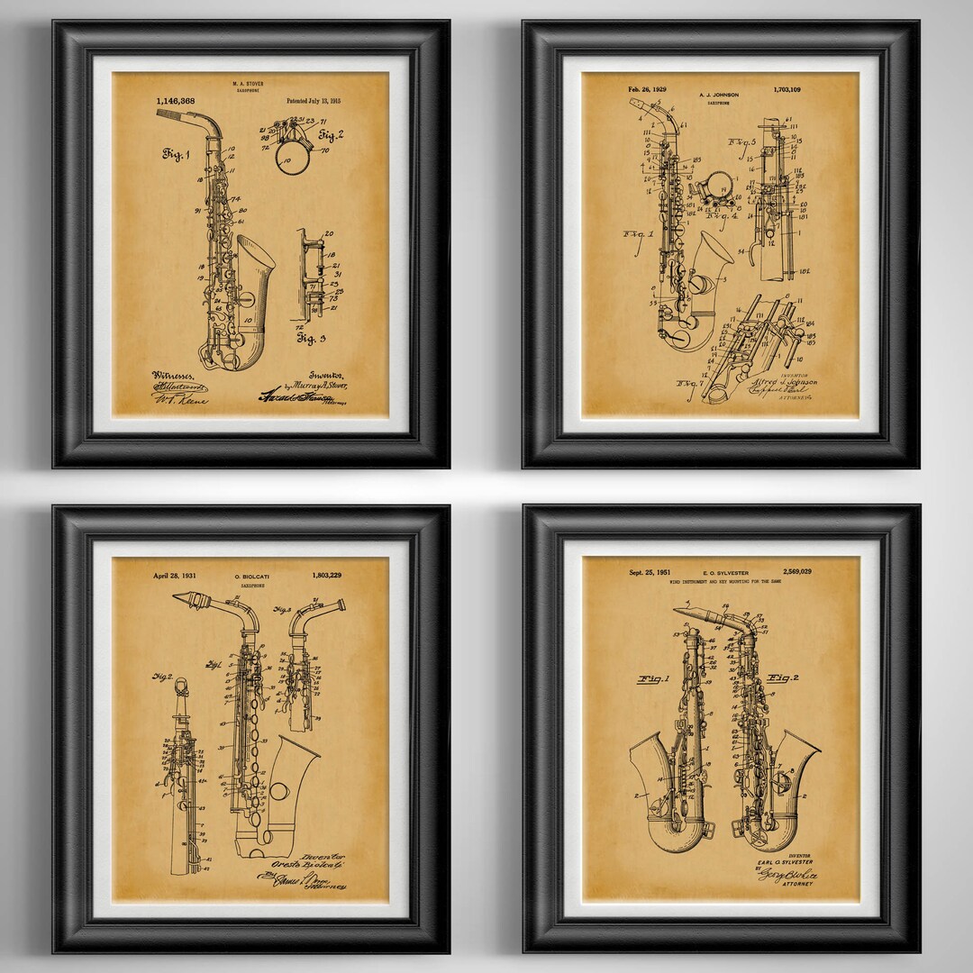 Saxophone Gifts Saxophone Player Gifts for Musicians Jazz Poster Gift ...