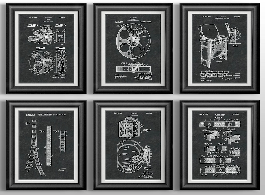 Unique Home Theater Decor * Film Strip Art * Rustic Home Entertainment ...