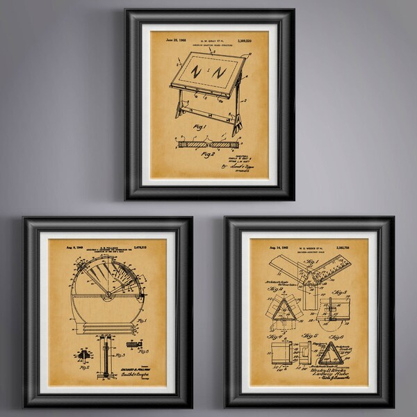 Engineering Blueprint Poster - Etsy