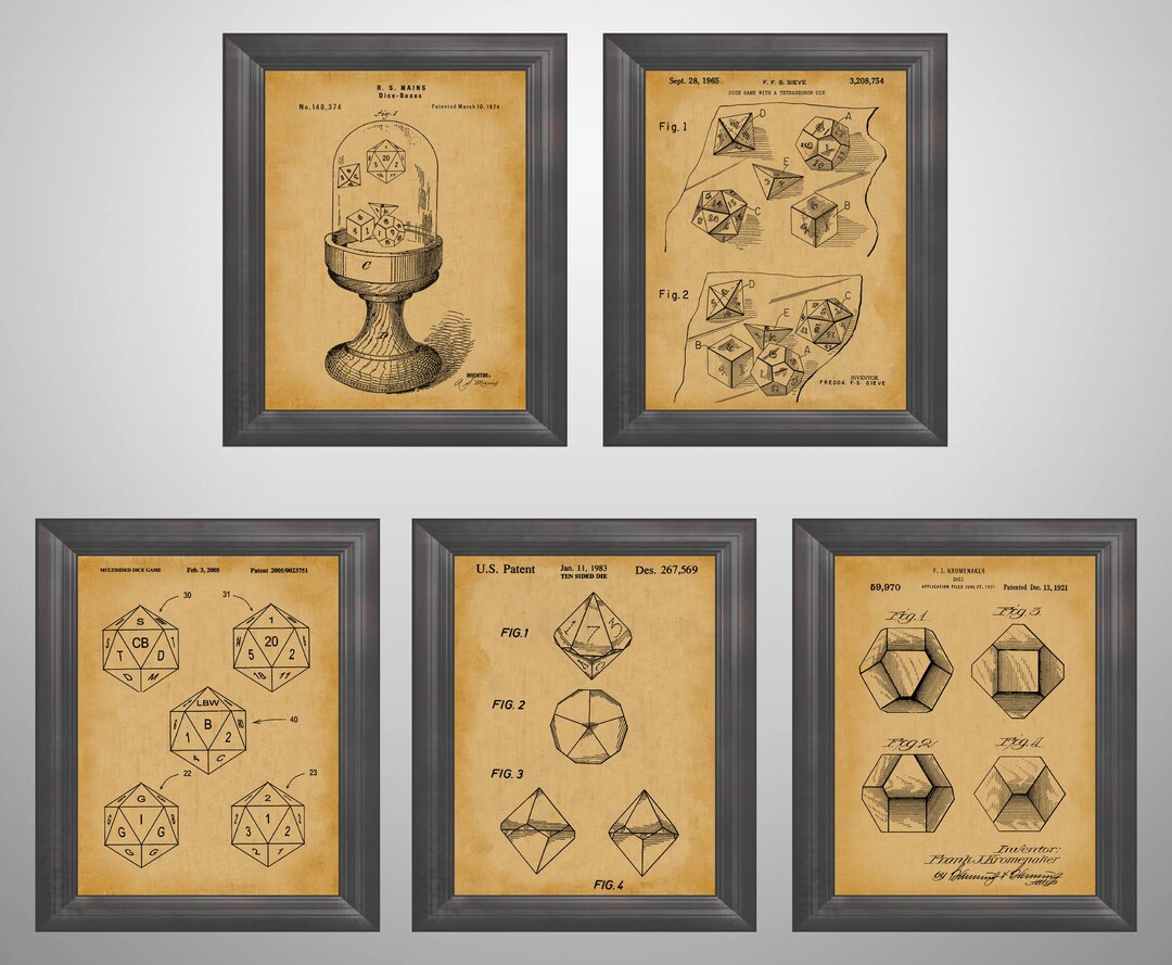 D&D Dice Set Dnd Dice Box Dnd Gifts RPG Gifts DM Gift Tabletop Gaming ...