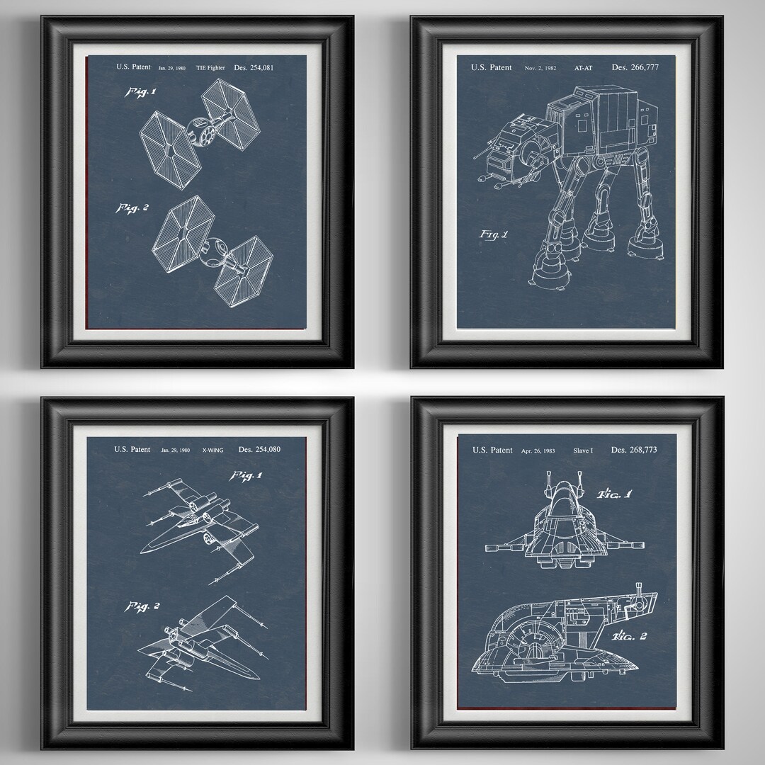 Star Wars Wall Art Star Wars Prints Star Wars Art Star Wars Posters Tie ...