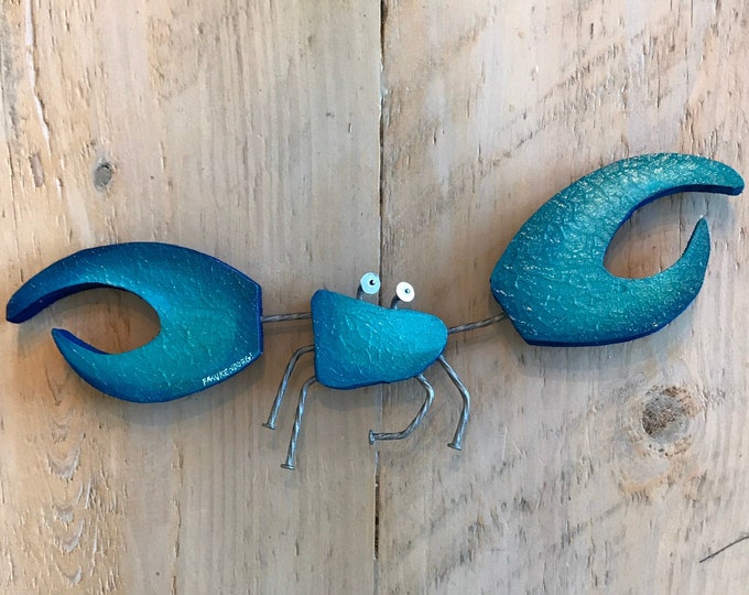 Reach Out, Touch Crab. Crab Wall Art, Fish Carving, Crab Carving, Crab ...