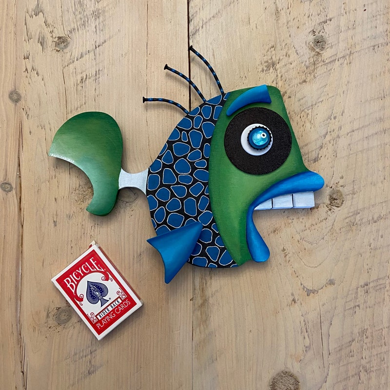 Whimsical Fish Art - Etsy