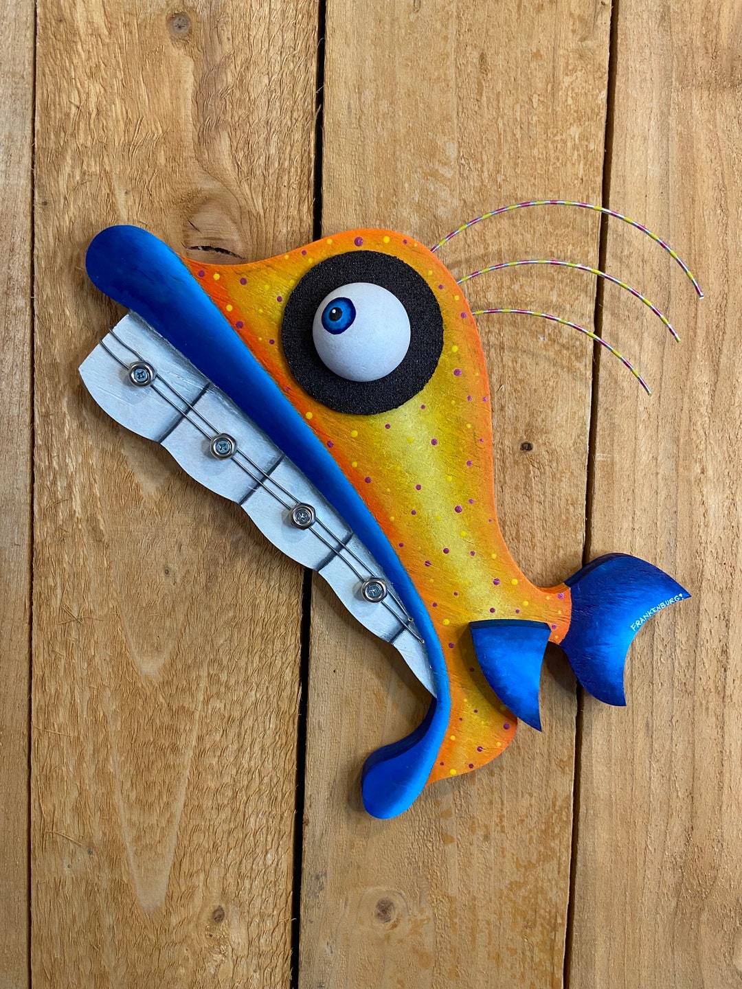Orthopedic Sturgeon. Fish, Wooden Fish Art, Braces Art, Orthodontist ...