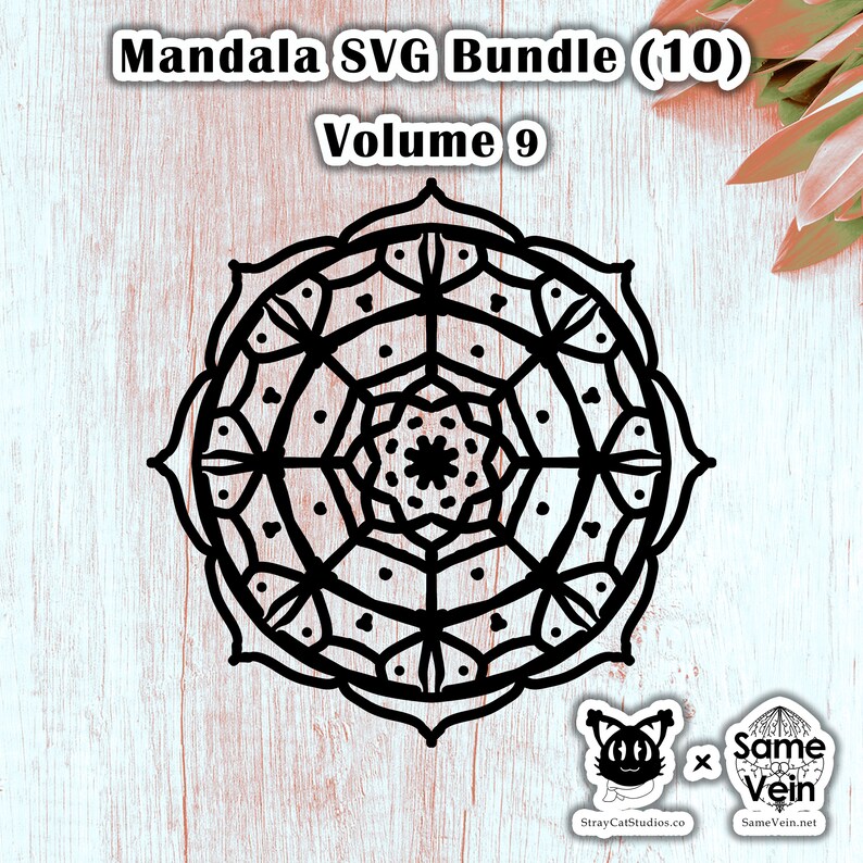 Mandala SVG Bundle 10 SVG Files Volume 9 Zen Cricut - Etsy