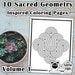 10 Sacred Geometry Inspired Coloring Pages Volume 1 Zen Coloring Bundle ...