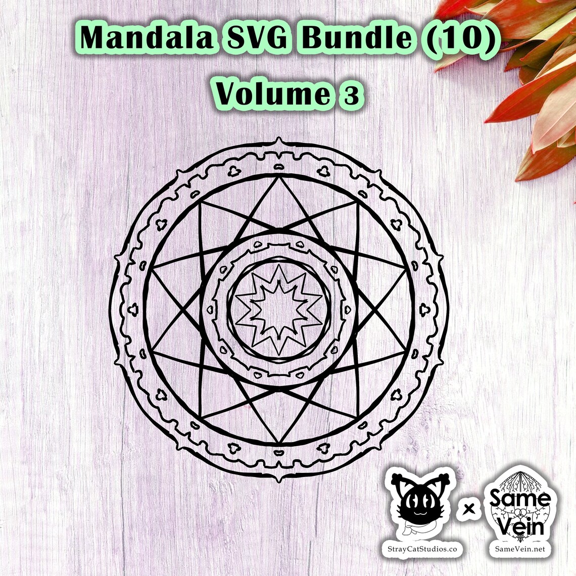 Mandala SVG Bundle 10 SVG Files Volume 3 Zen Cricut - Etsy