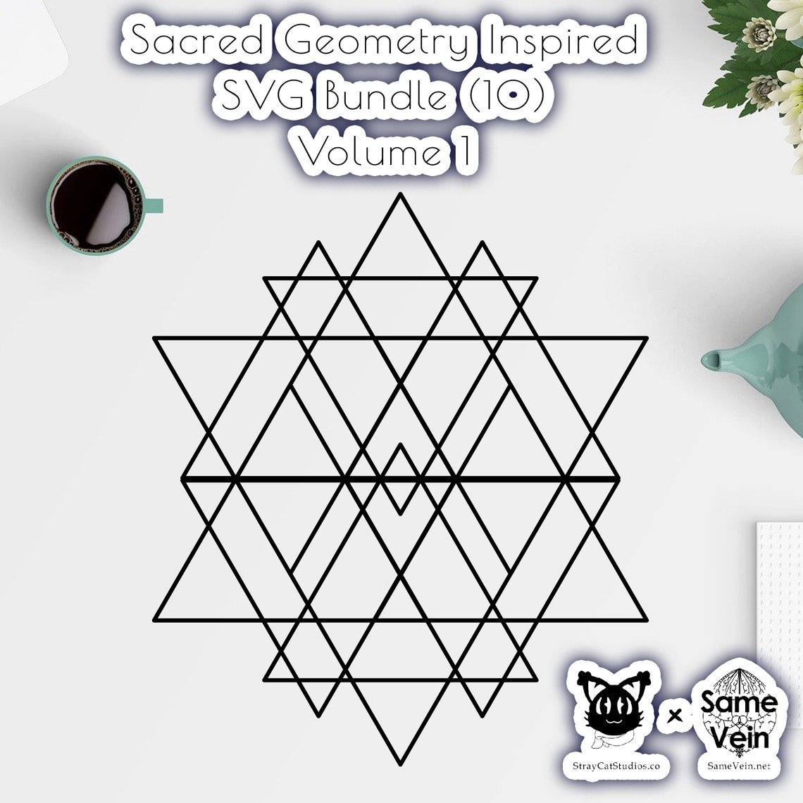 Sacred Geometry SVG Bundle 10 SVG Files V. 1 Mandala - Etsy