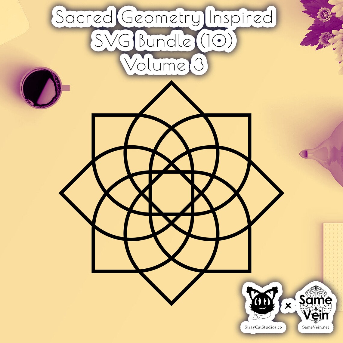 Sacred Geometry SVG Bundle 10 SVG Files V. 3 Mandala - Etsy