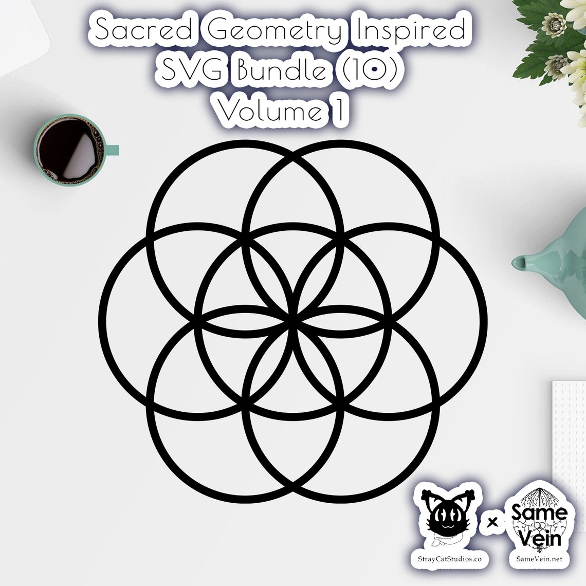 Sacred Geometry SVG Bundle 10 SVG Files V. 1 Mandala - Etsy