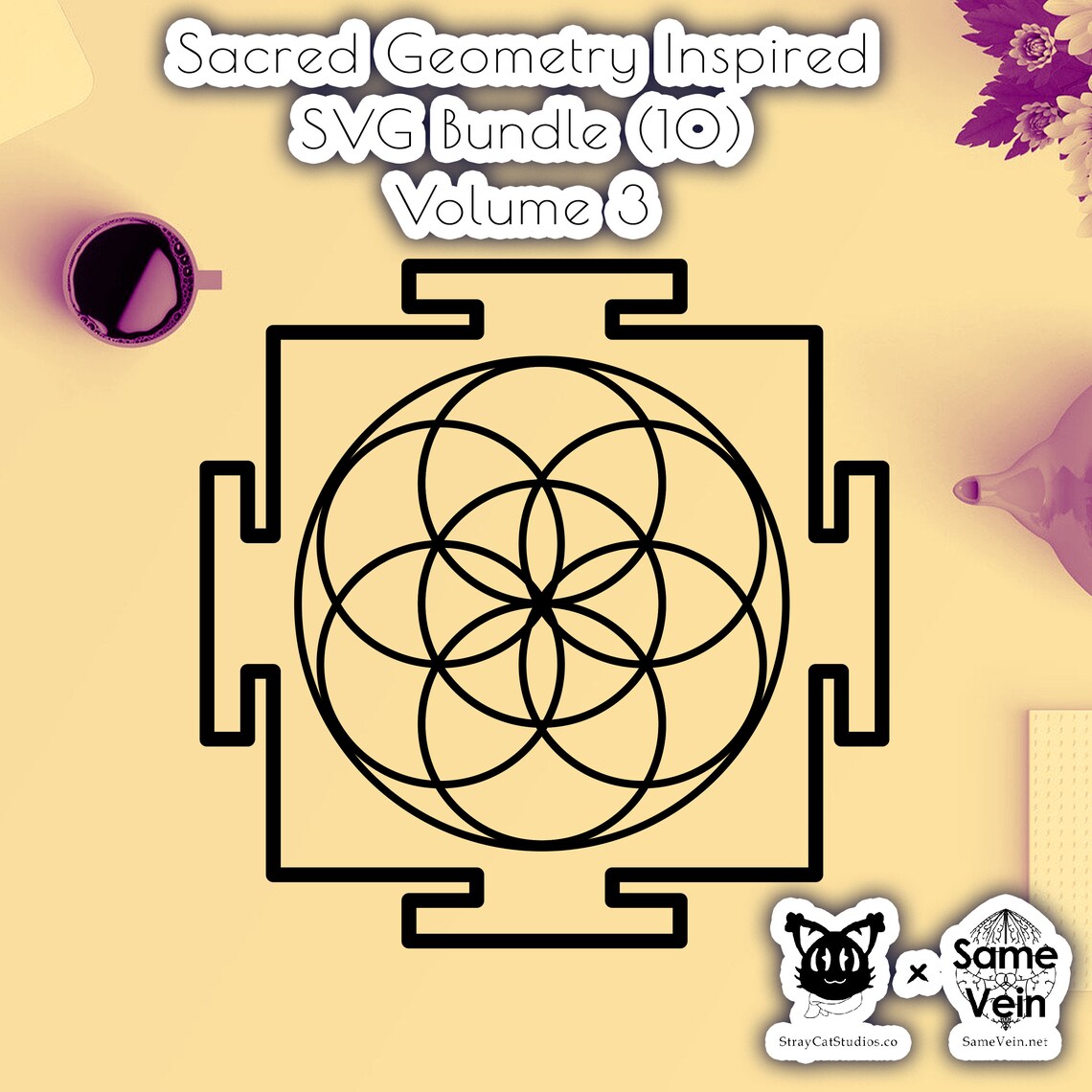 Sacred Geometry SVG Bundle 10 SVG Files V. 3 Mandala - Etsy