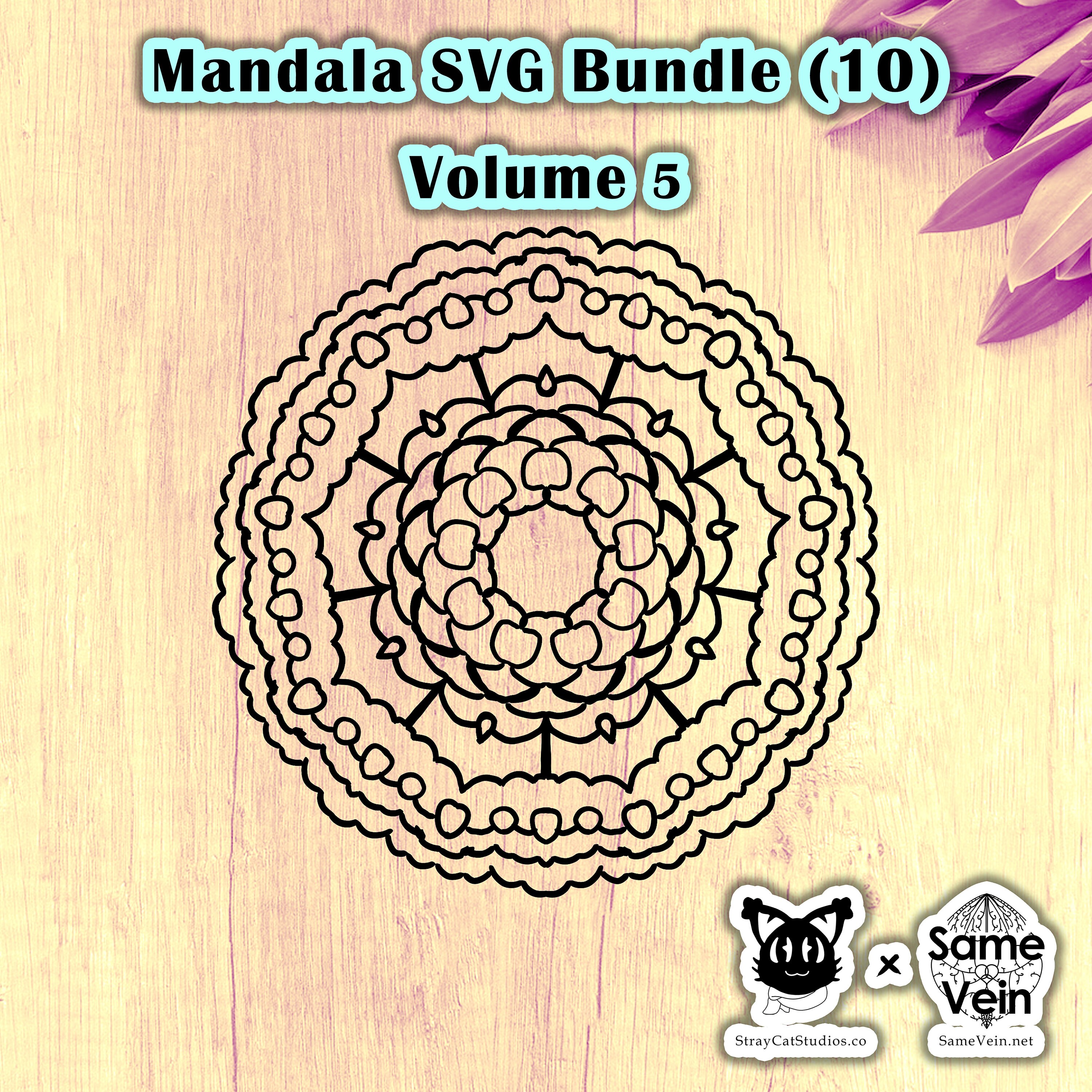 Mandala SVG Bundle 10 SVG Files Volume 5 Zen Cricut - Etsy