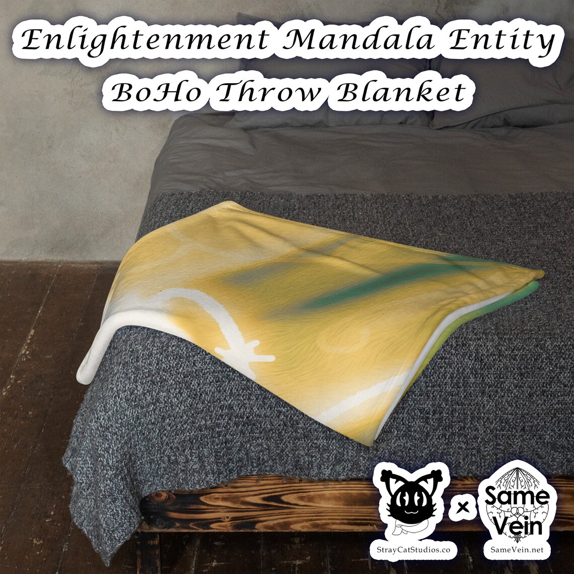Enlightenment Mandala Entity Boho Throw Blanket 50x60 - Etsy