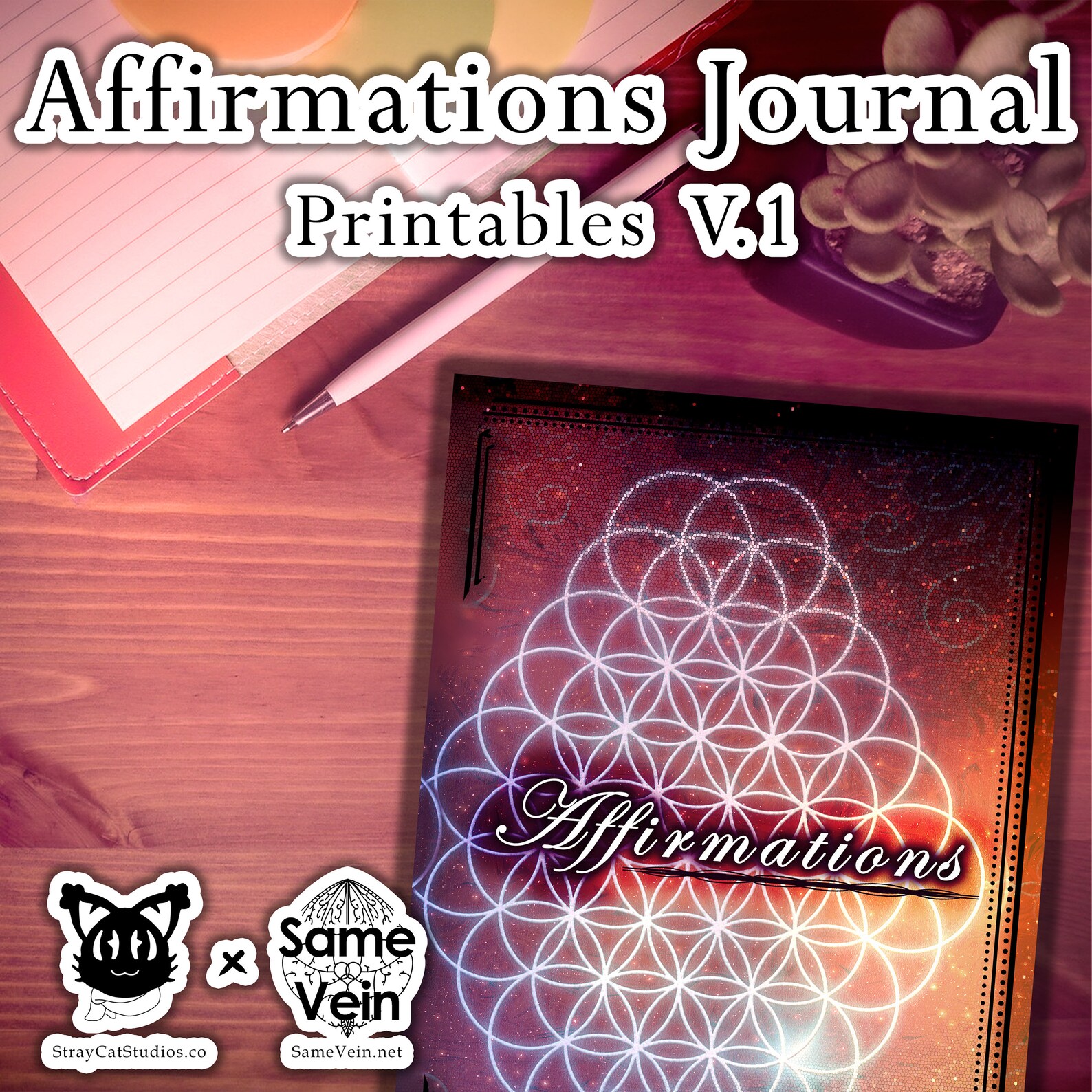 Affirmations Journal Printable Pages Volume 1 | Etsy