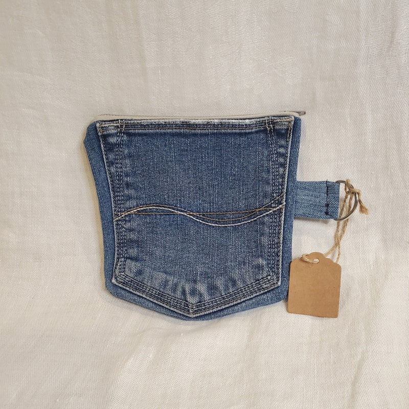 Denim Pouch - Etsy