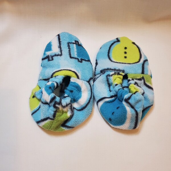 Fleece Baby Booties - Etsy