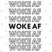Woke AF Spiritual Svg,woke Meditation Svg, Spiritual Gangster Svg ...