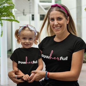 Girl Power Shirt for Little Girls Kids Powerful Girls Shirt for Toddler ...