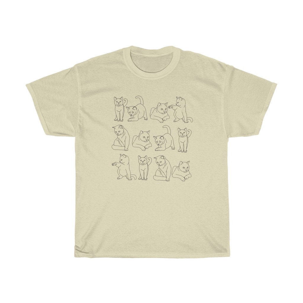 Cat Shirt Cat Tshirt Cat Lover Gift Lucky Cat Dad Cat Mom | Etsy