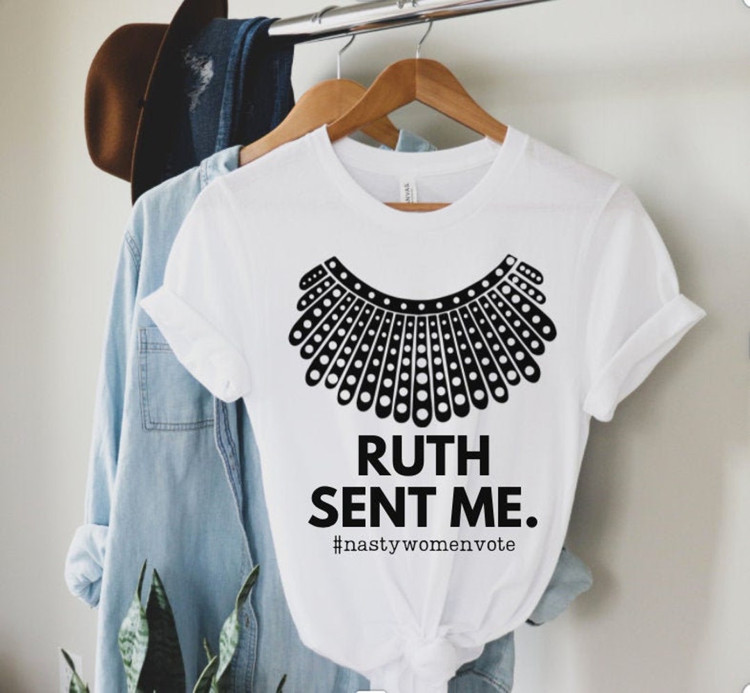 RBG Dissent Collar Shirt Notorious RBG Shirt Ruth Sent Me Ruth - Etsy