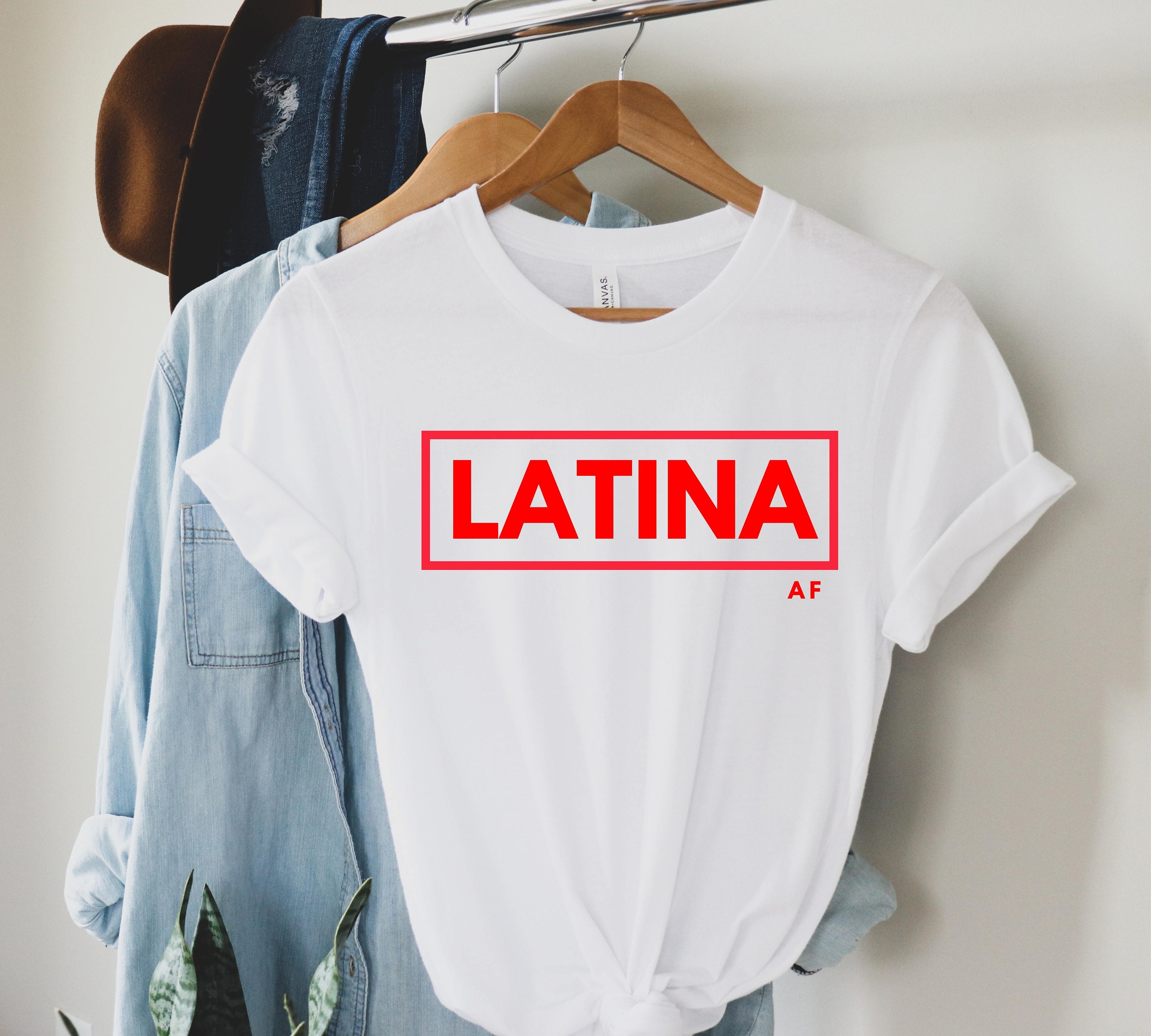 Latina AF Shirt Latina Shirt for Women Plus Size Latina Girl Tee ...
