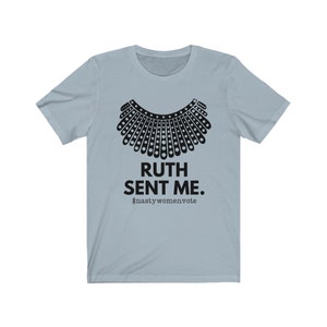 RBG Dissent Collar Shirt Notorious RBG Shirt Ruth Sent Me Ruth - Etsy