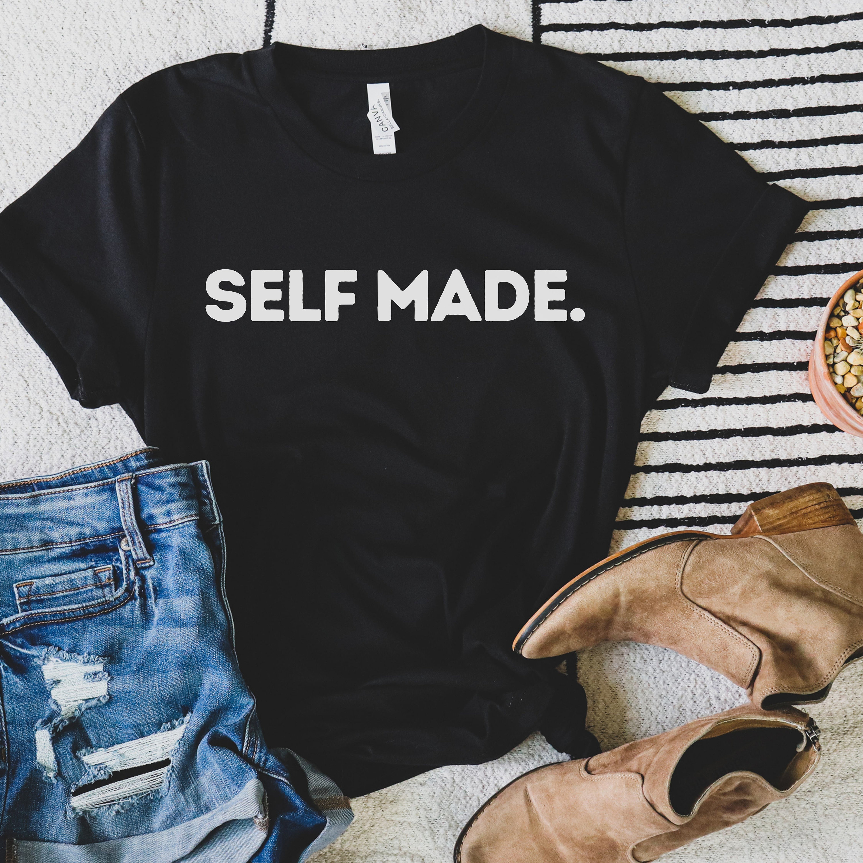 Self Made T Shirt Self Made Shirt Self Made Man Shirt Self - Etsy
