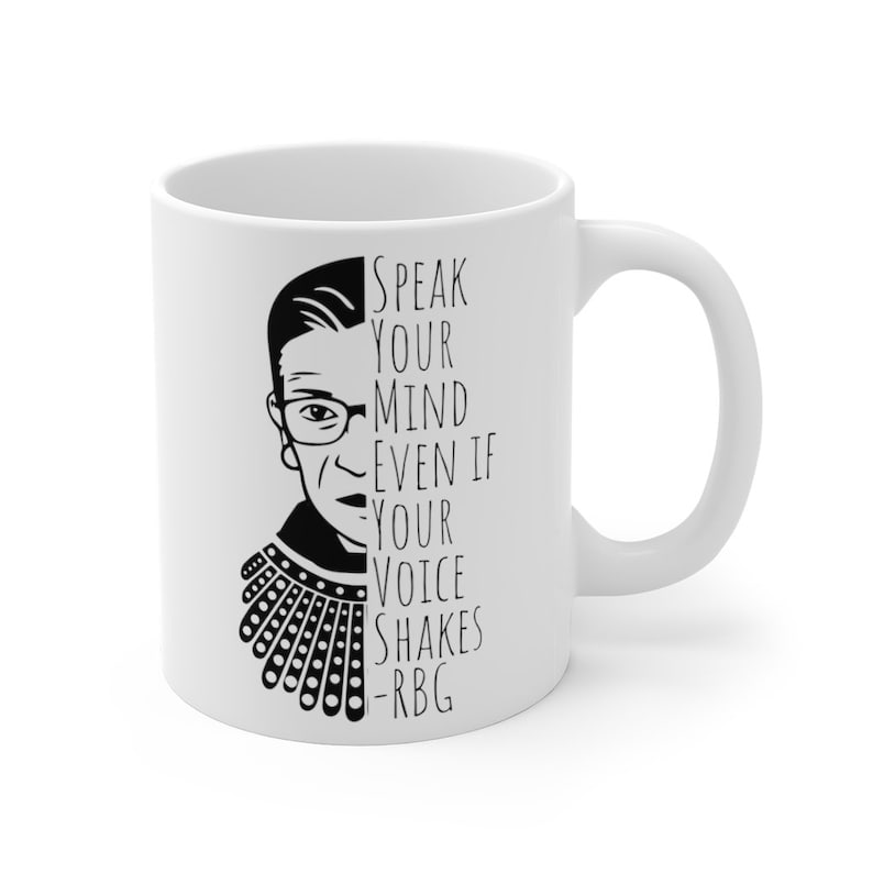 RBG Mug Ruth Bader Ginsburg Mug Notorious RBG Coffee Cup Mug - Etsy