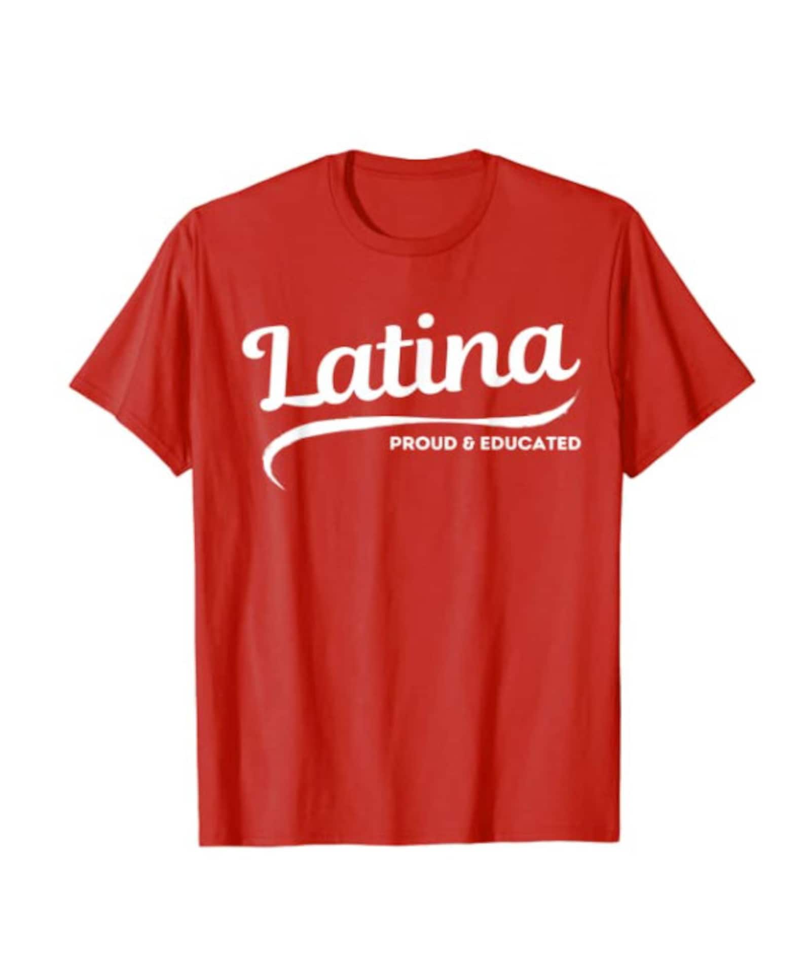 Latina Shirts Educated Latina Tshirt Latina Graduation Shirt - Etsy