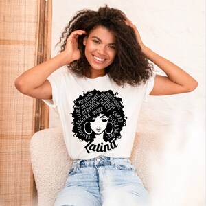 Empowered Latina Shirt Educated Latina Shirts Reina Shirt Spanish ...