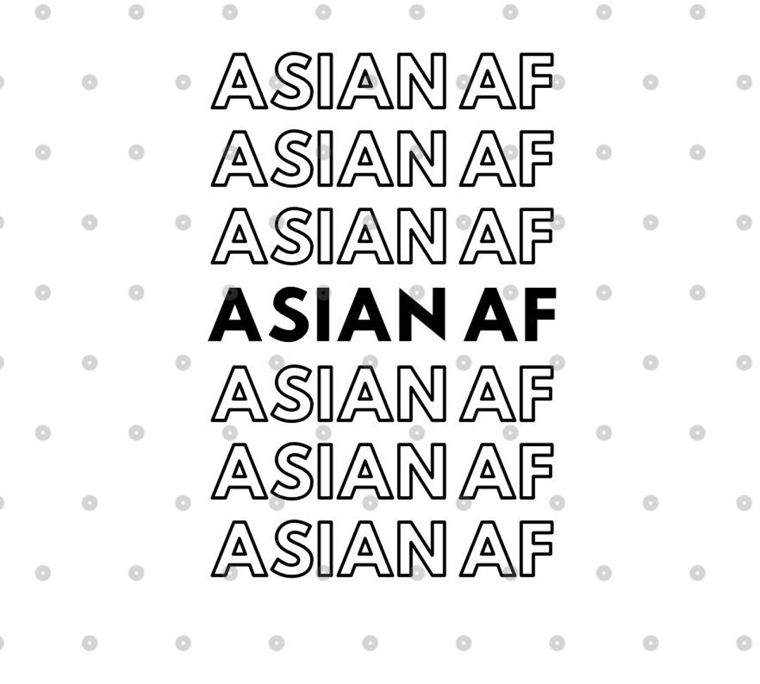 Asian SVG Asian American Cut File Asian AF SVG File Asian Heritage ...