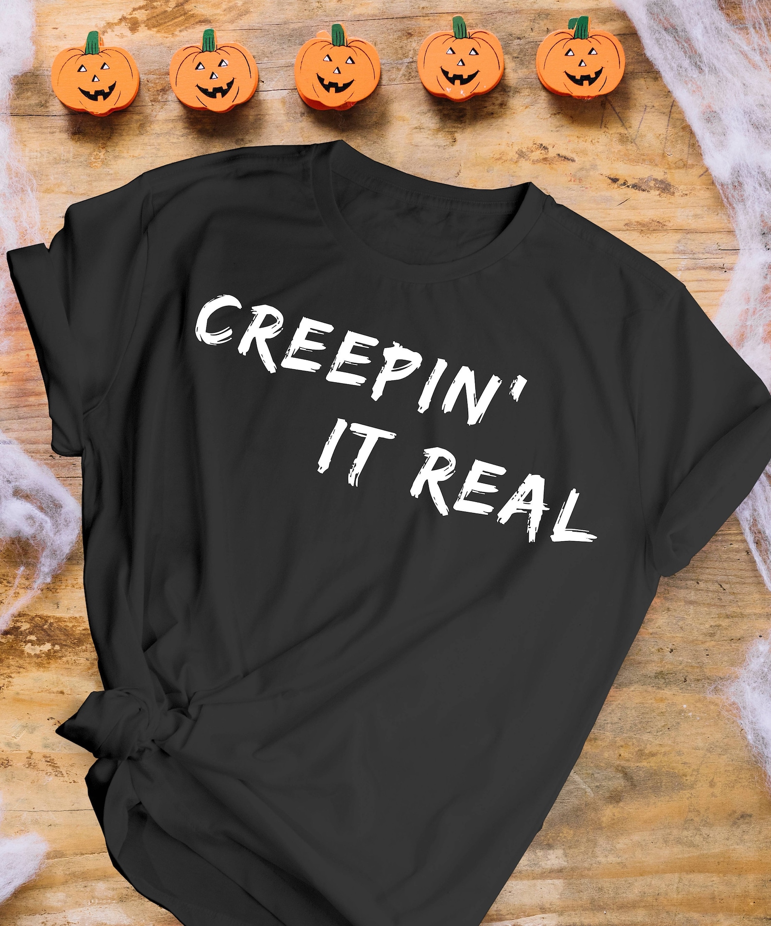 CREEP IT REAL Shirt Creepin It Real Funny Halloween Shirts | Etsy
