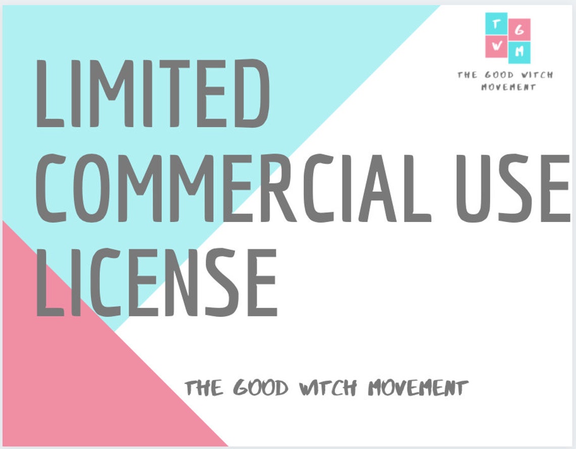 SVG/PNG Commercial Use License for One SVG File Purchased From | Etsy