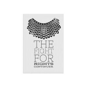 Notorious RBG Flag Womens Rights Flag Pro Choice Garden Flag Feminist ...