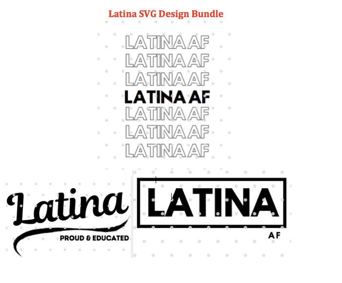 Latina AF SVG/ Educated Latina SVG/ Latina Svg/mexican Svg, Latina ...