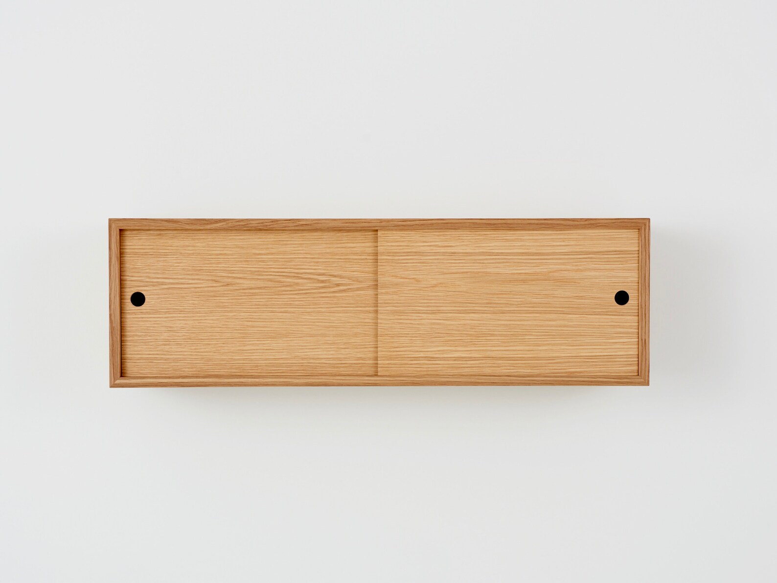 Floating Kitchen Storage Cabinet With Sliding Doors Handmade in Solid ...