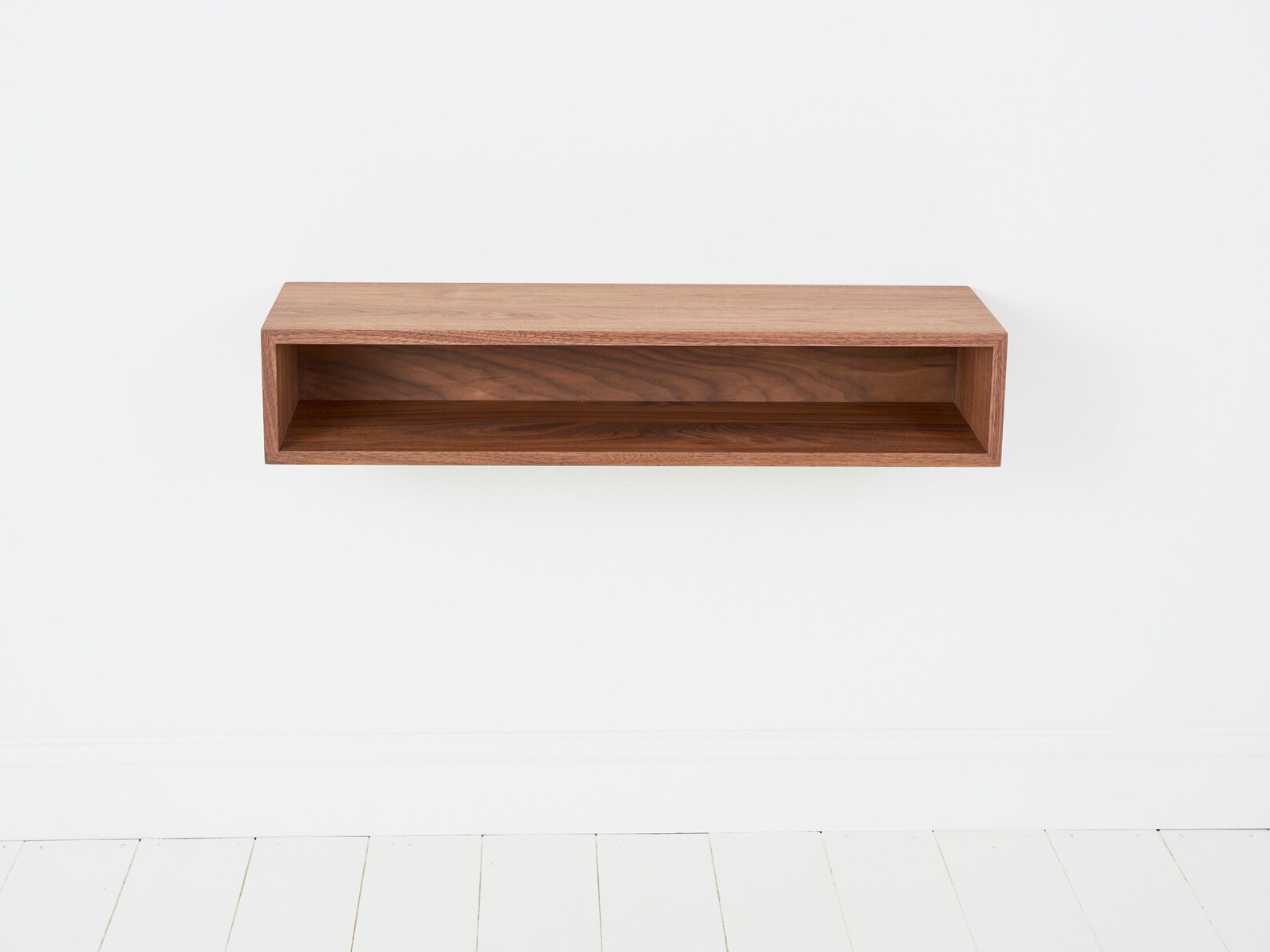 Floating Entryway Console Table Built in Solid American Black - Etsy Canada