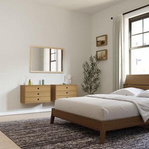 White Oak Floating Dresser - Etsy